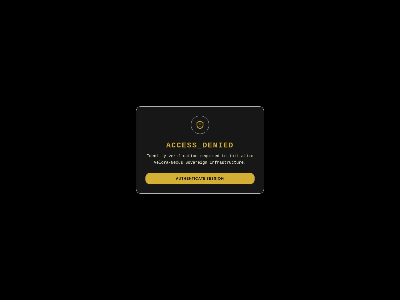 Velora-Nexus Sovereign SaaS