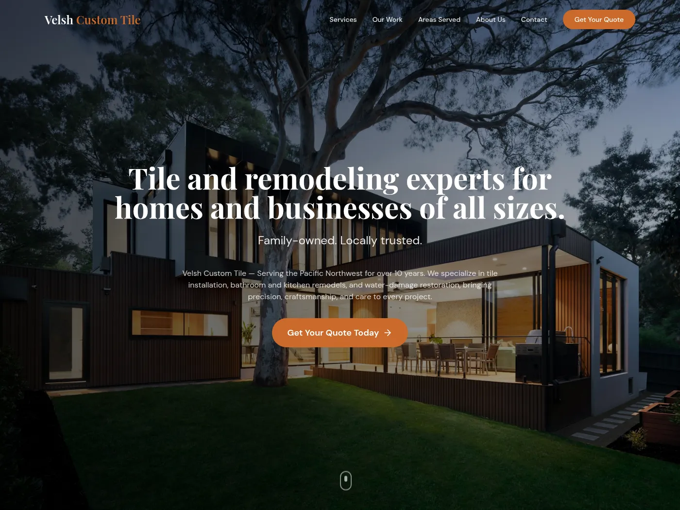 Velsh Custom Tile Site