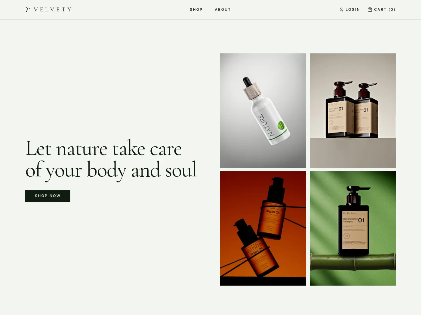 Velvety Wellness Website