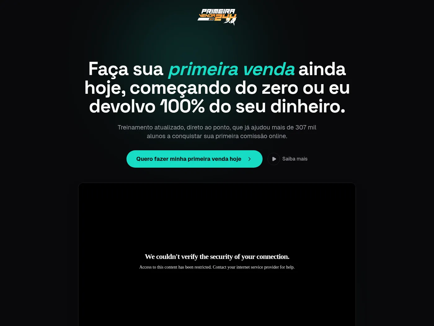 Venda 24hr Landing Page
