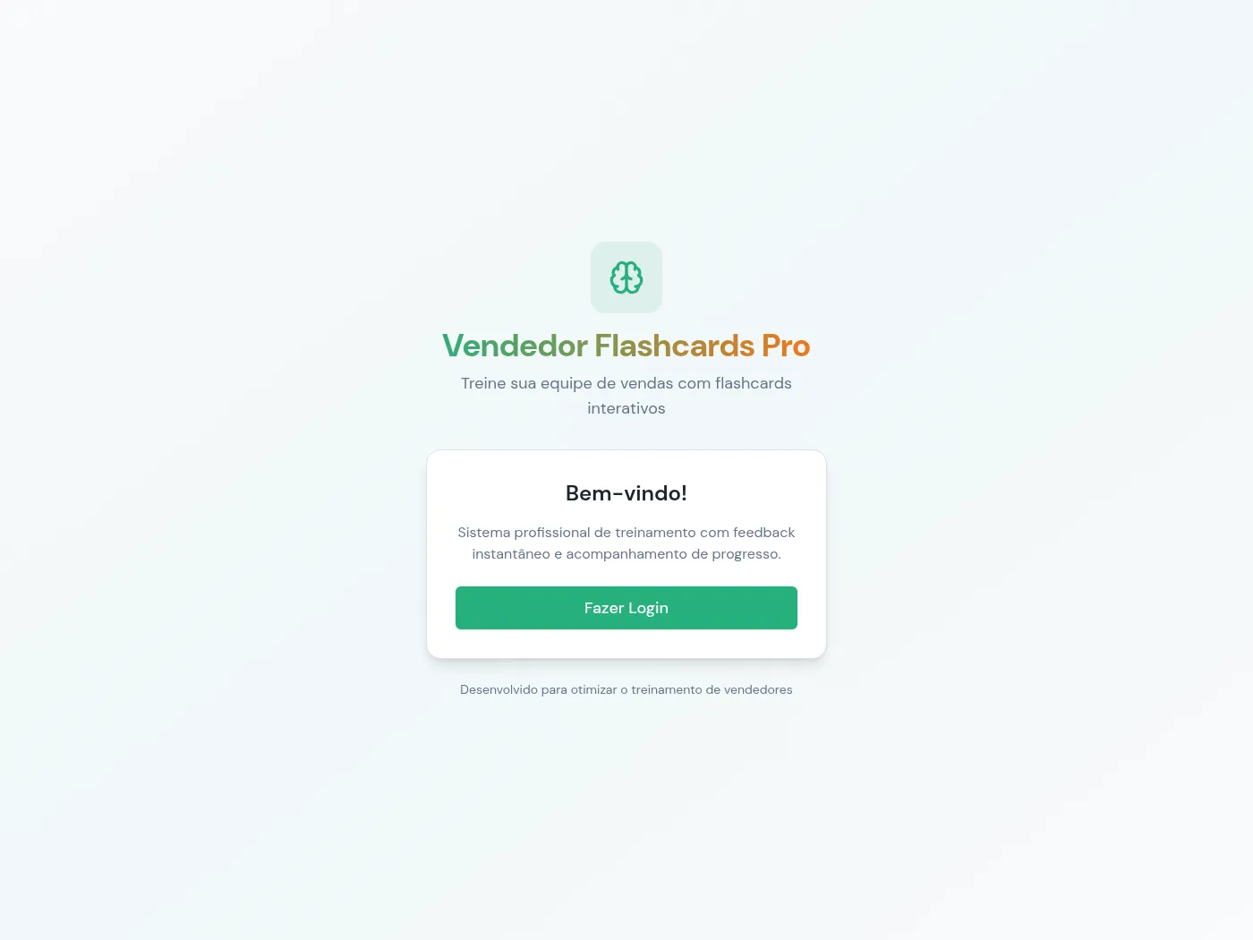 Vendedor Flashcards Pro