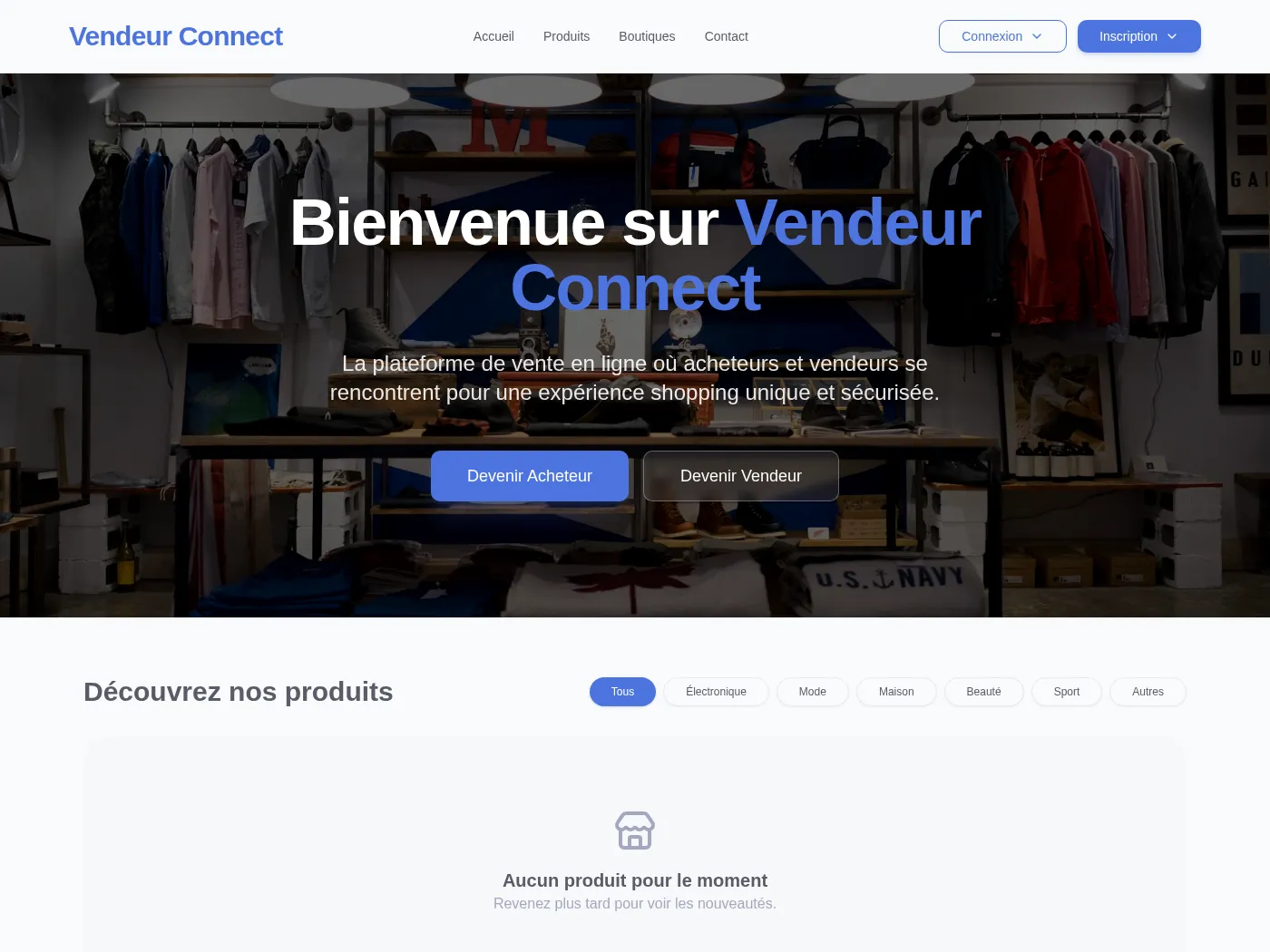 Vendeur Connect