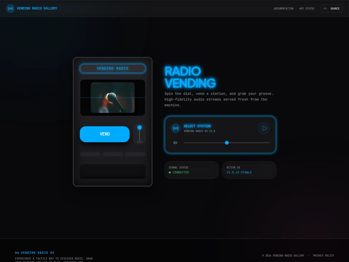 Vending Radio Gallery