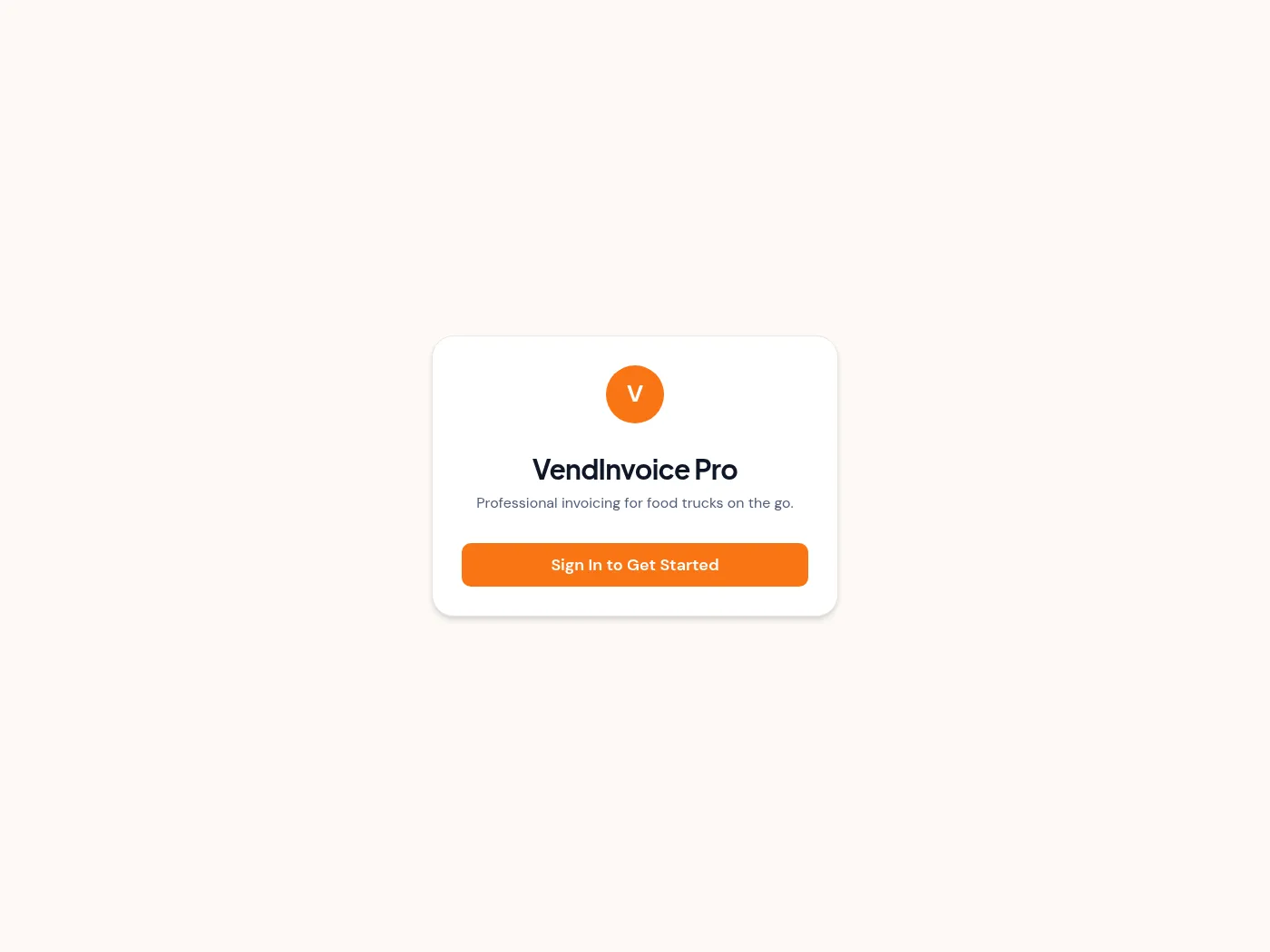 VendInvoice Pro App