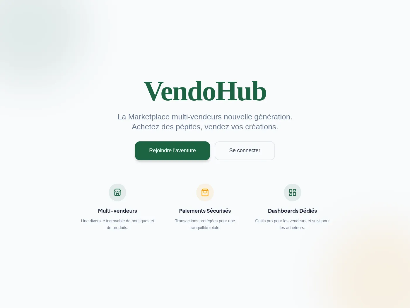 VendoHub Marketplace