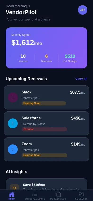 VendorPilot AI