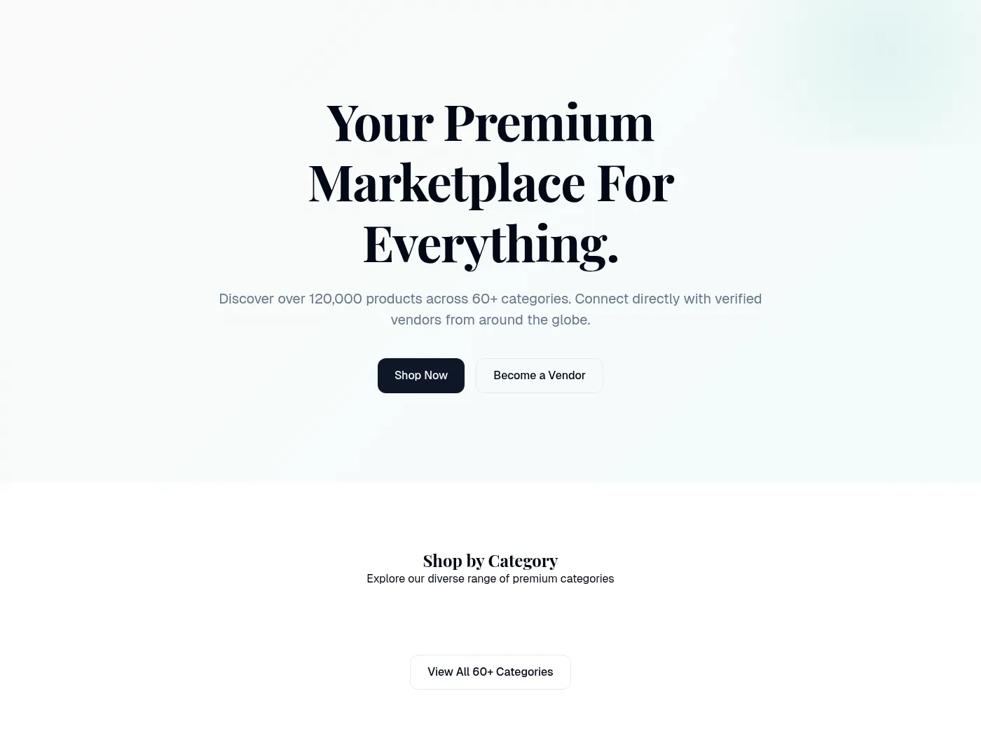 VendorVerse Commerce Platform