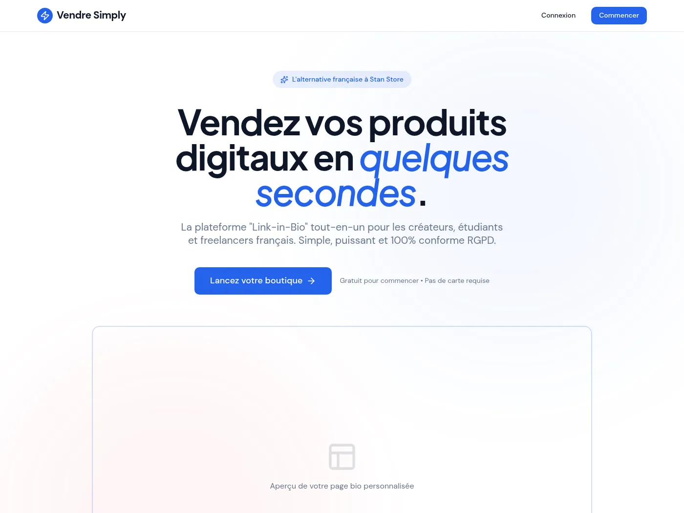 Vendre Simply