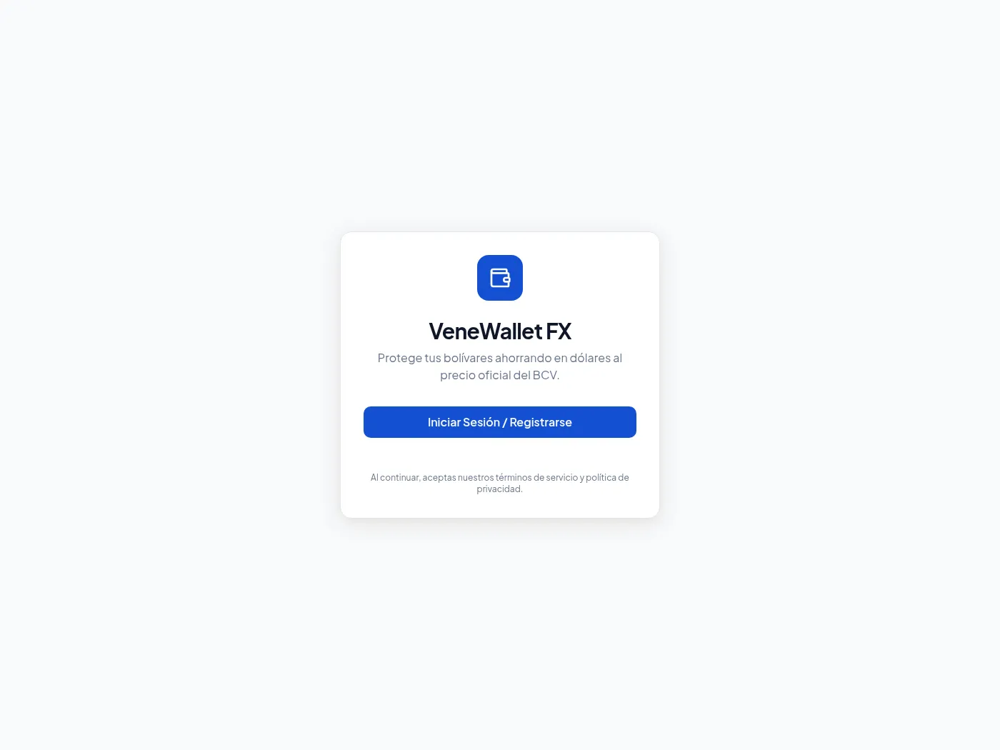 Venezuela FX Wallet