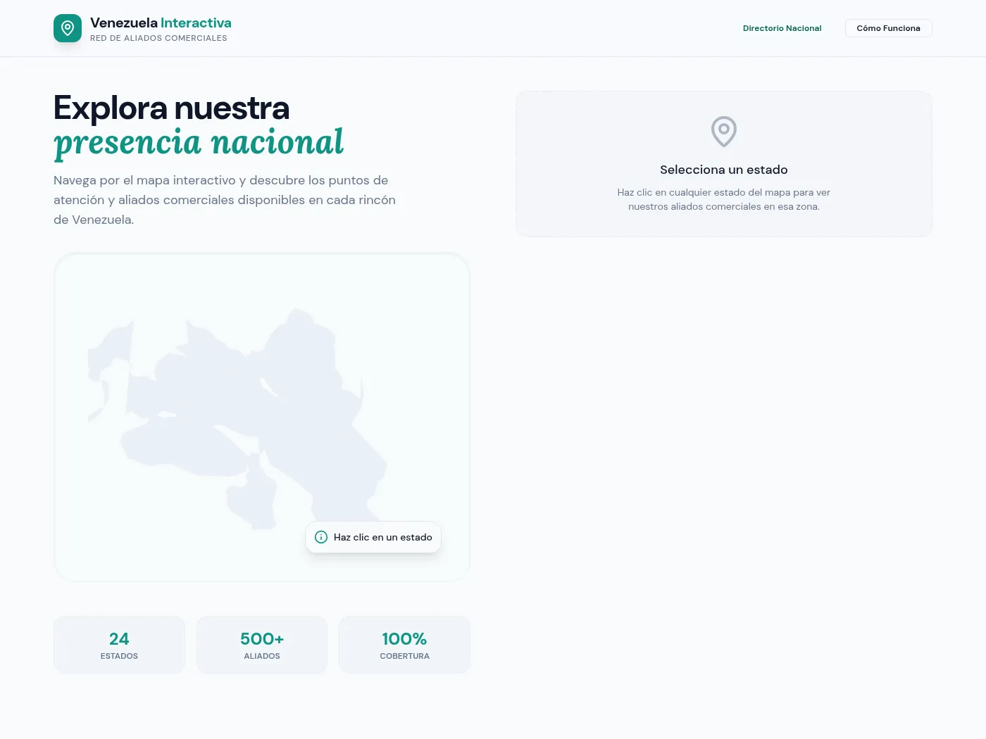 Venezuela Interactive Map