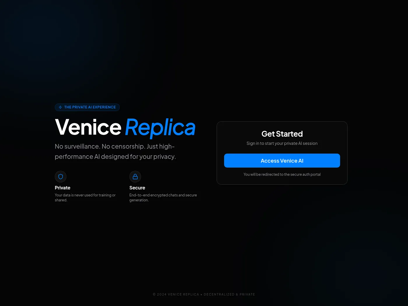 VeniceAI Replica