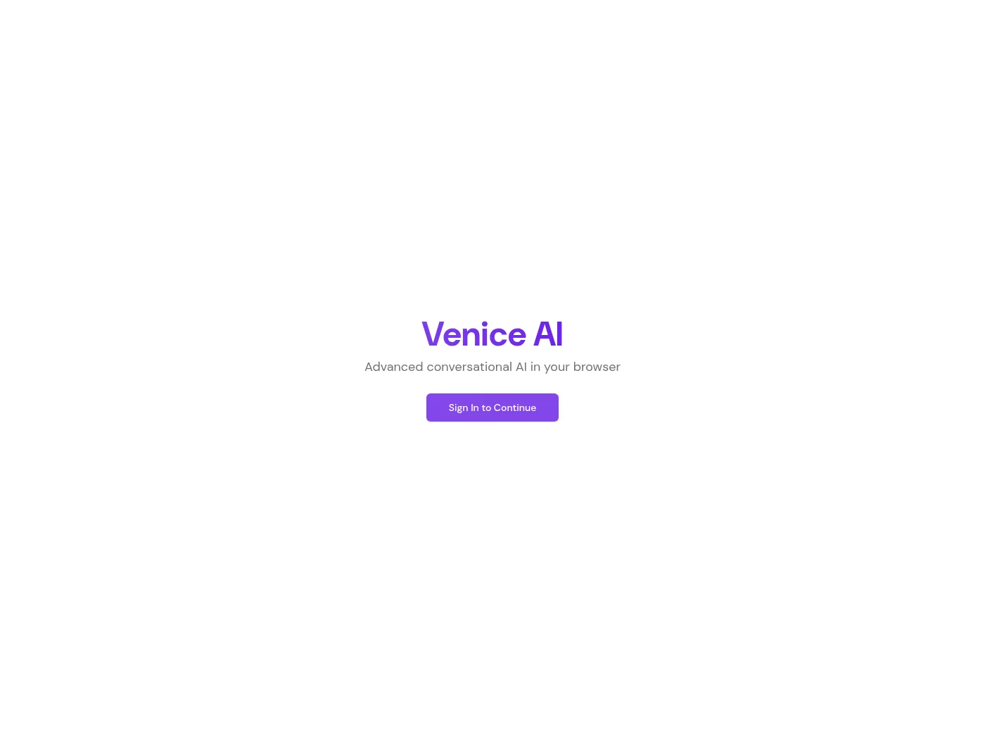 Venice AI Clone