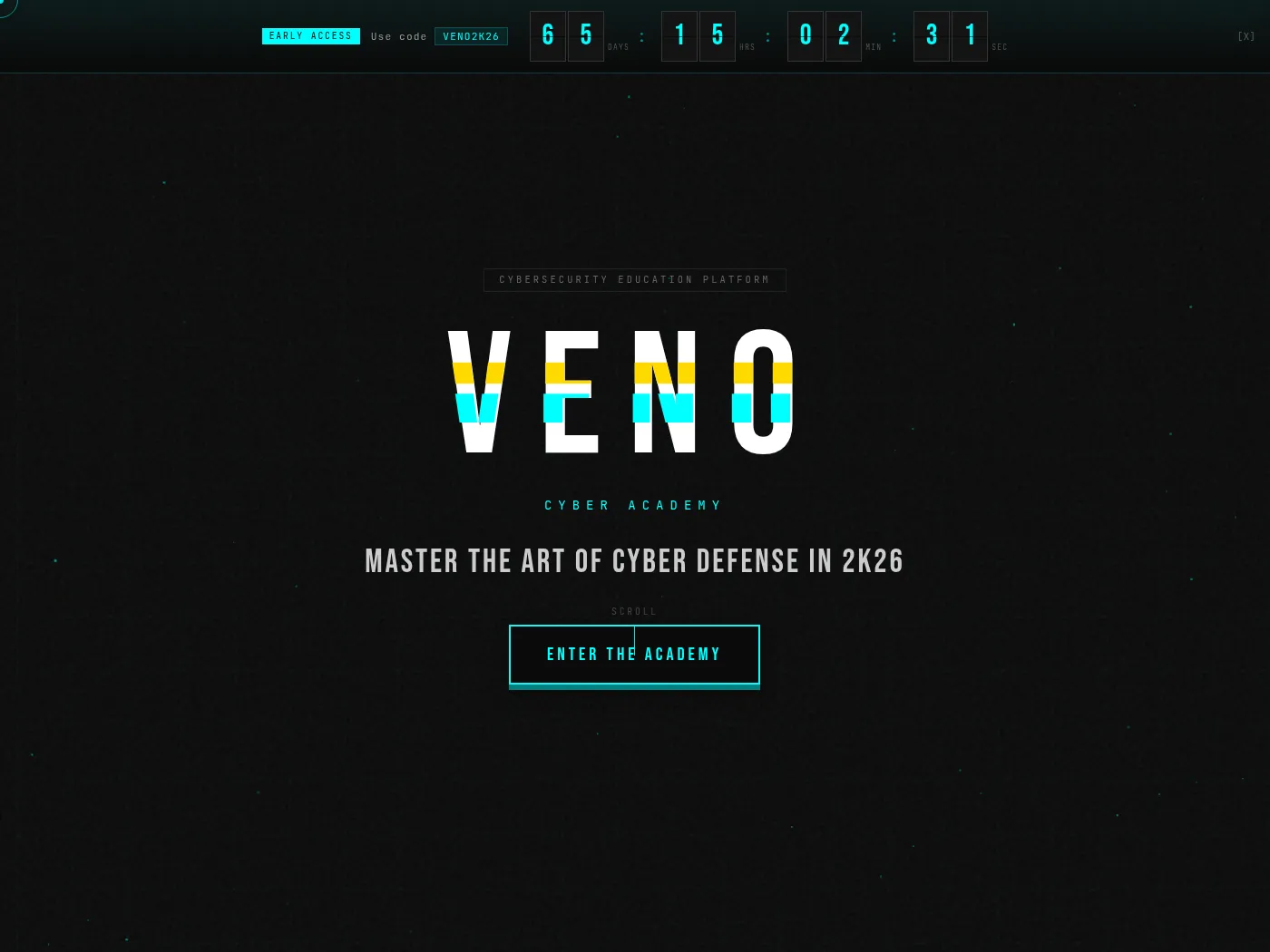 Veno Cyber Academy Site
