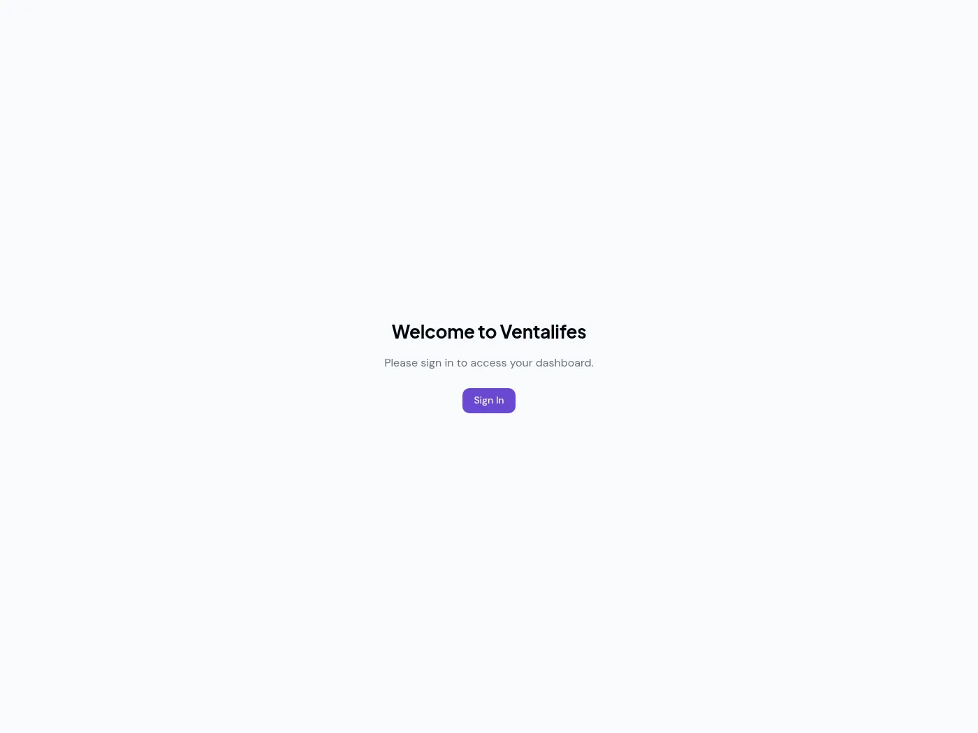 Ventalifes Dashboard