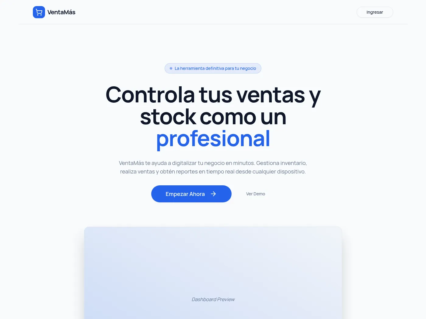 VentaMás Clone App