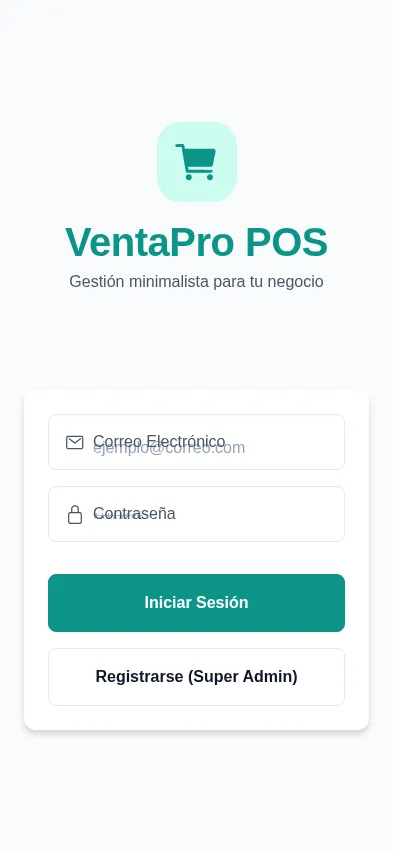 VentaPro Mobile POS