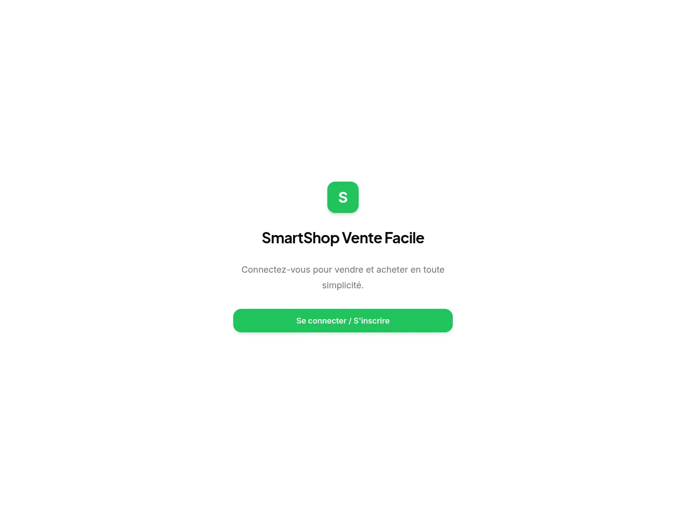 SmartShop Vente Facile