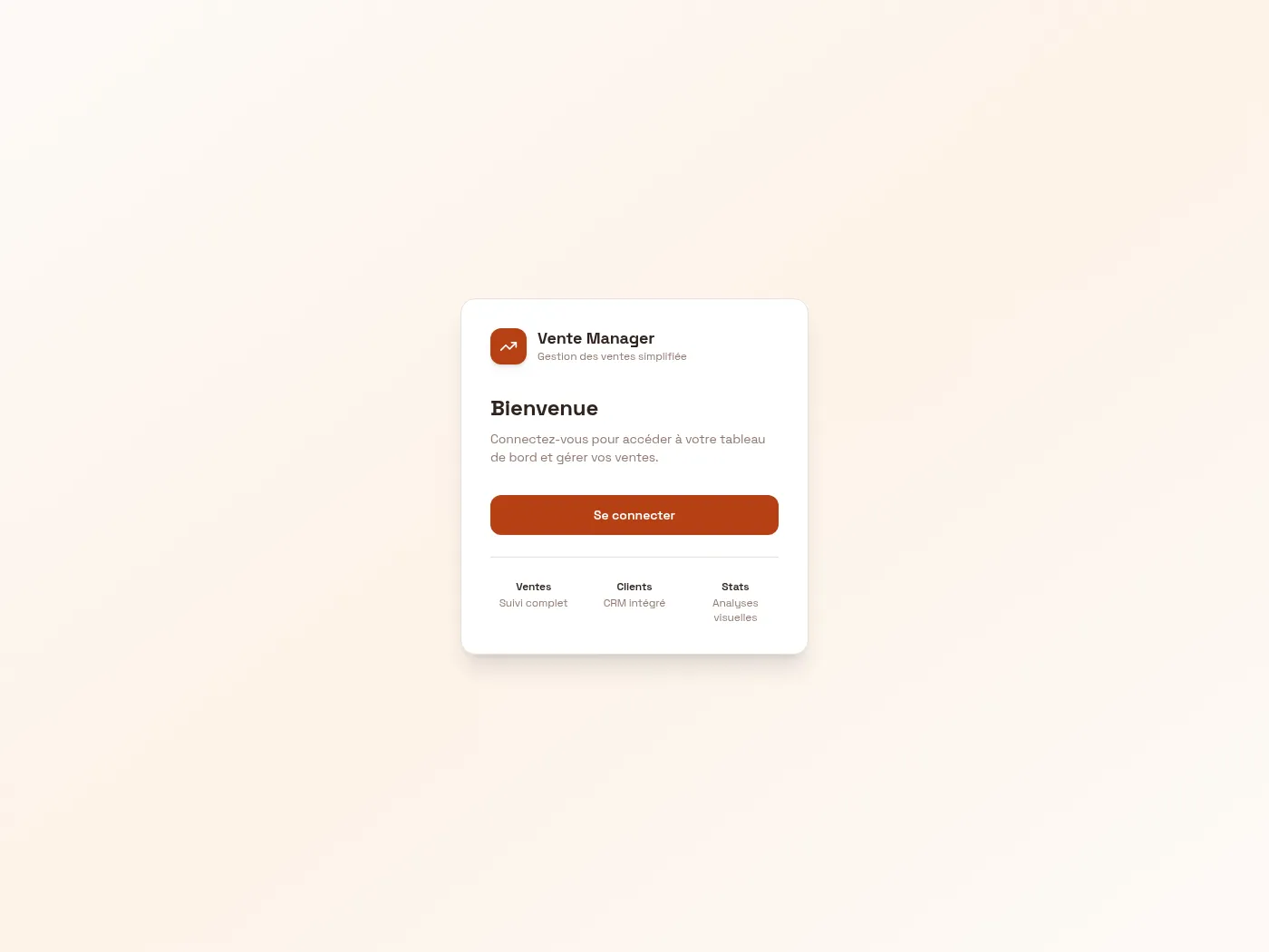 Vente Manager