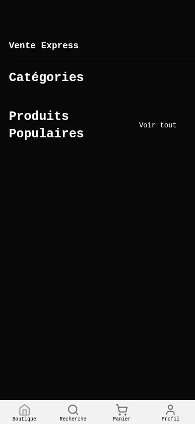 Vente Mobile Express