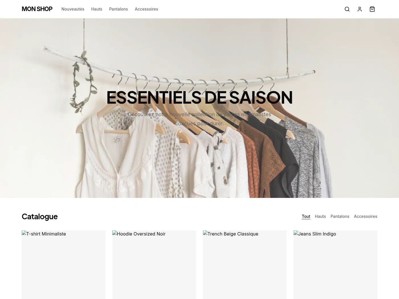 Mon Shop en Ligne