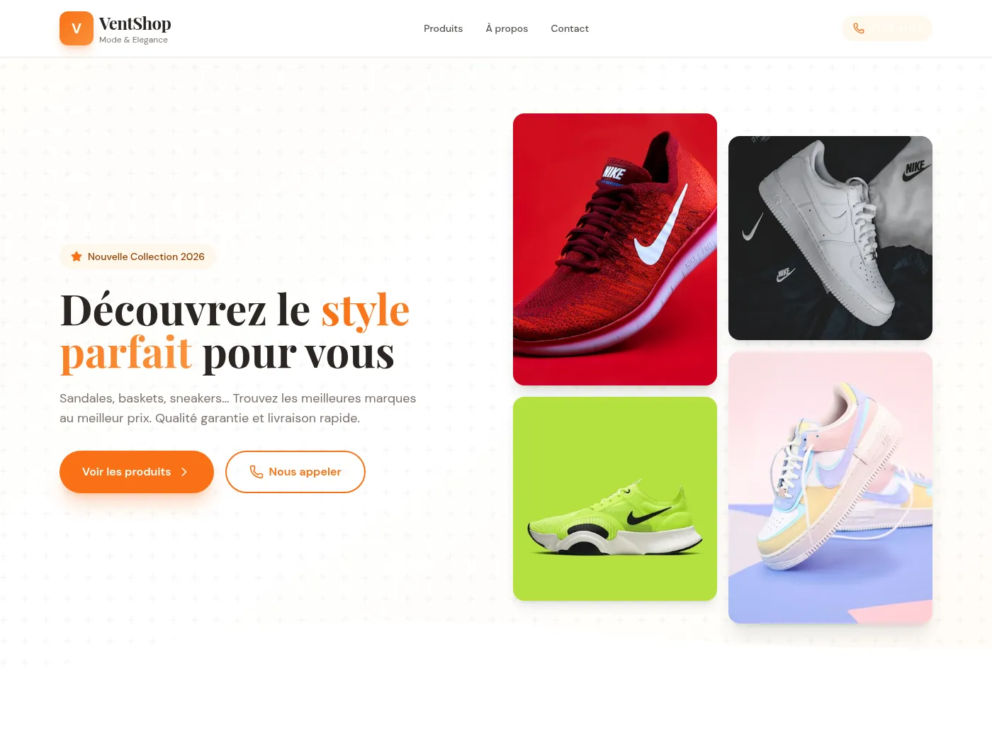 VentShop E-Commerce
