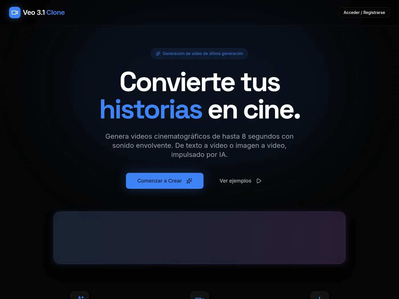 Veo Video Platform Clone