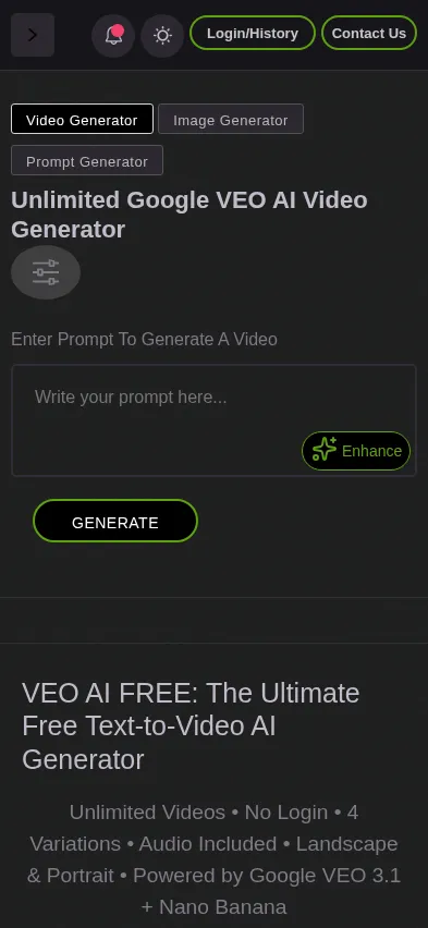 Veo Video Generator Web