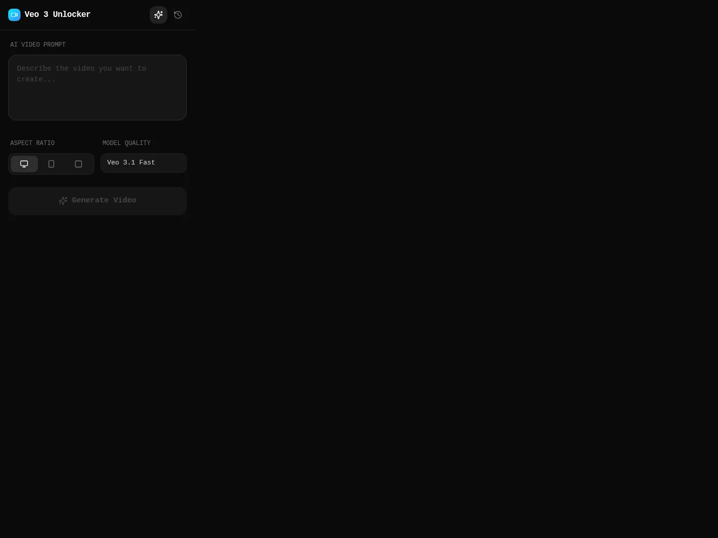 Veo 3 Unlocked Extension