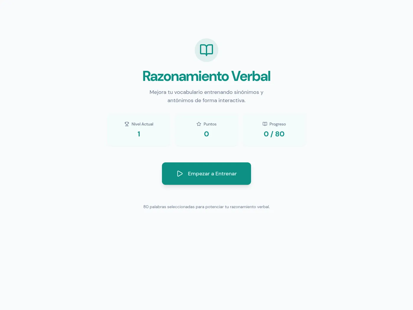 Verbal Reasoning Trainer