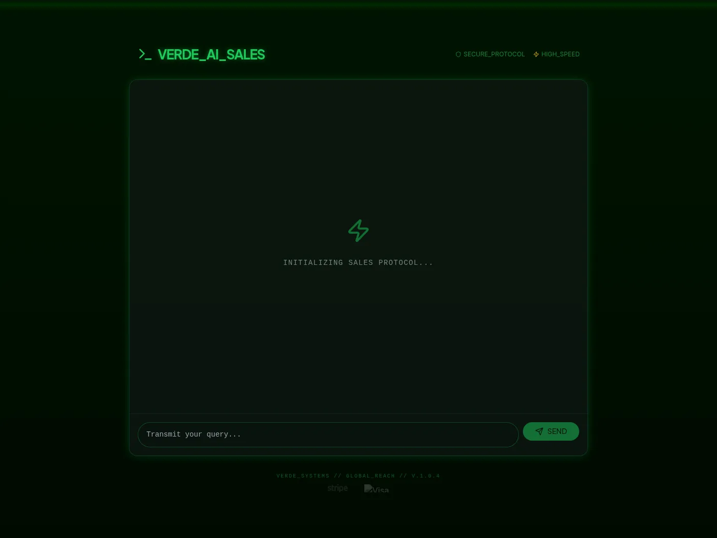 Verde AI Sales Bot
