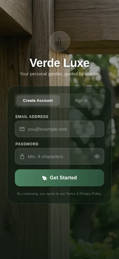 Verde Luxe Garden App