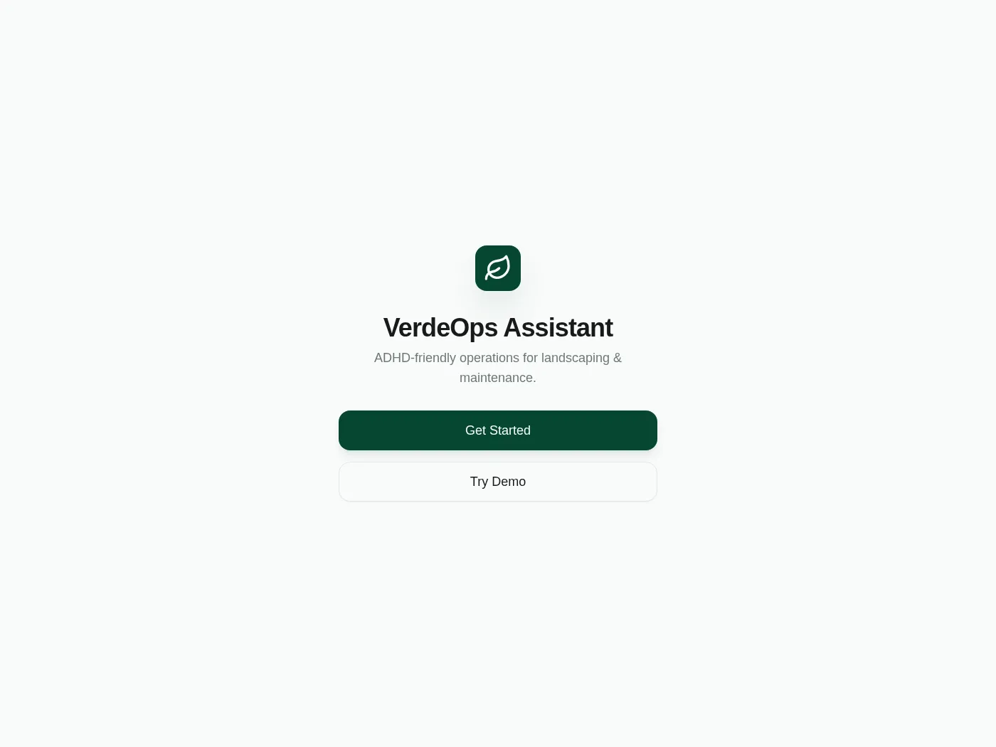 VerdeOps Assistant