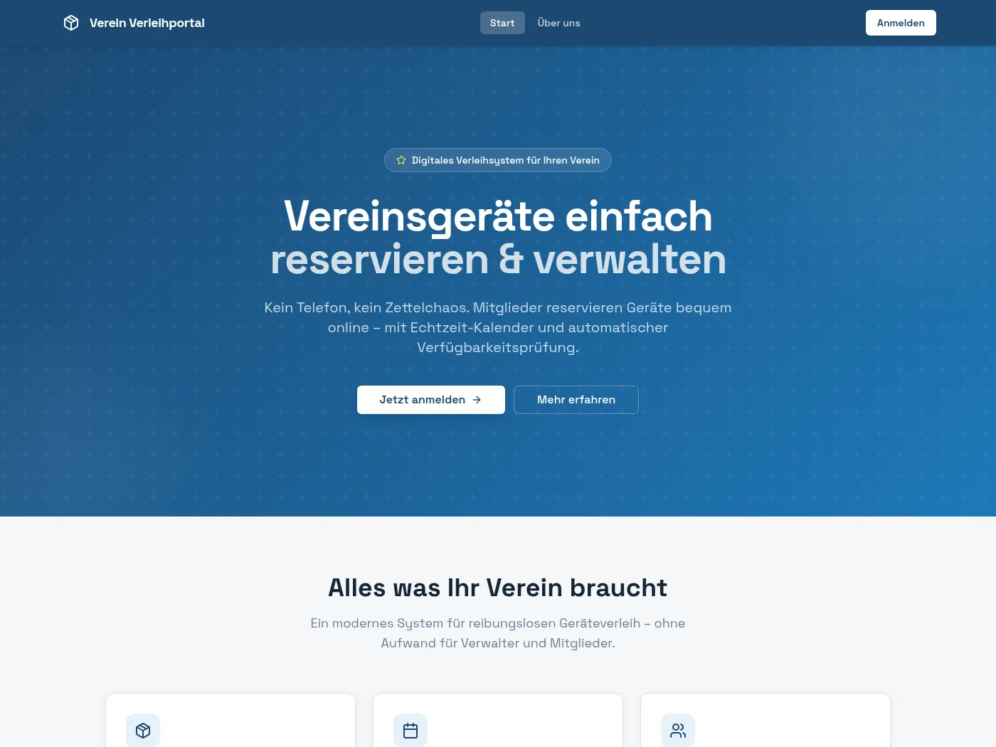 Verein Verleihportal