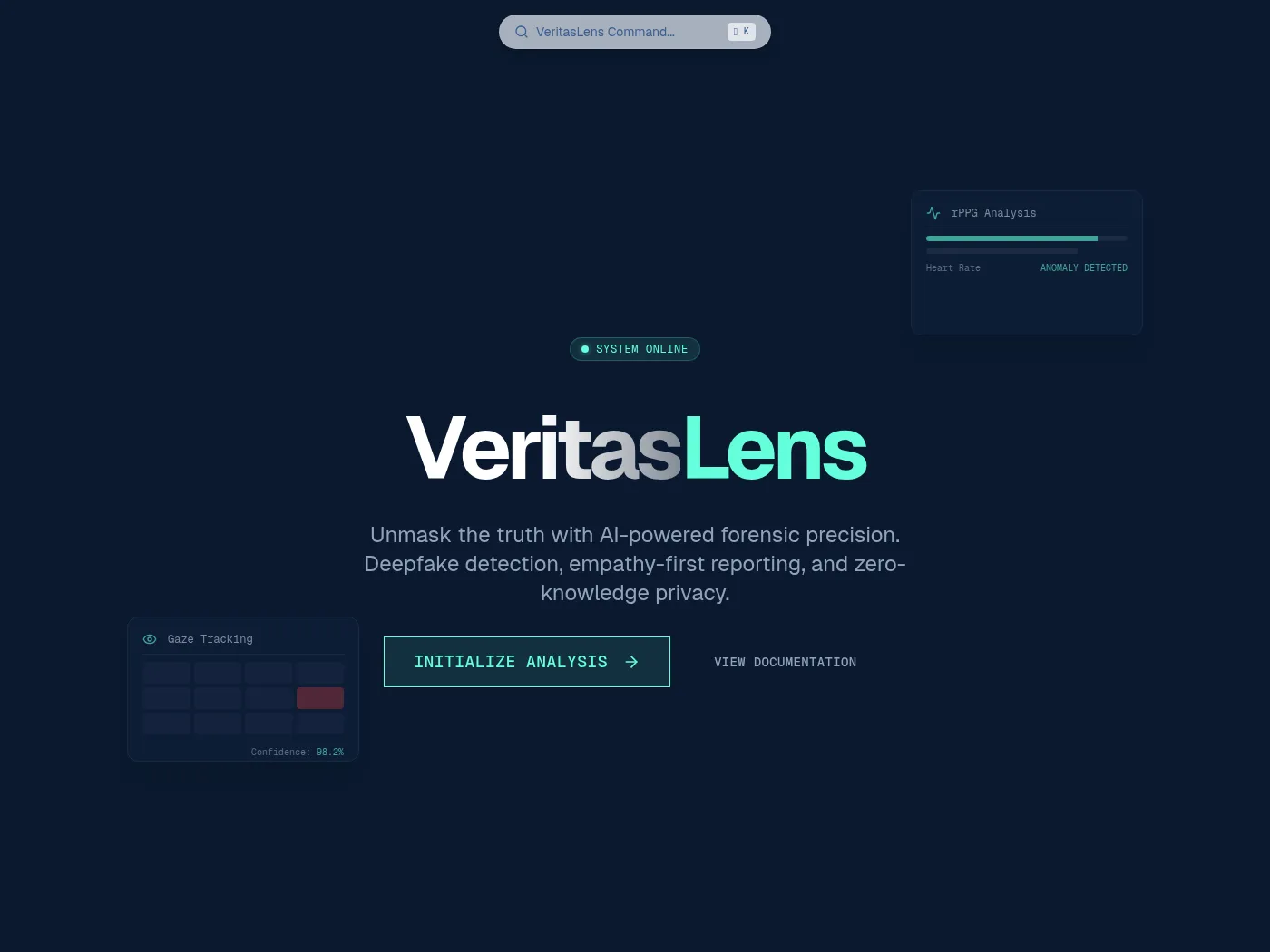 VeritasLens AI Forensic Suite