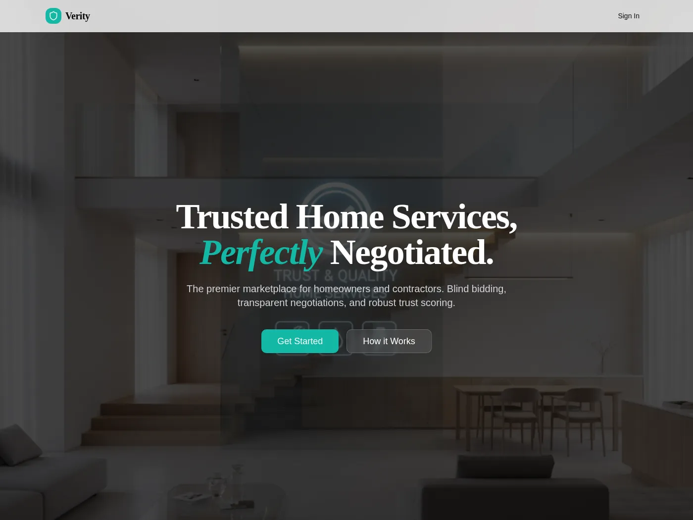 Verity Service Marketplace