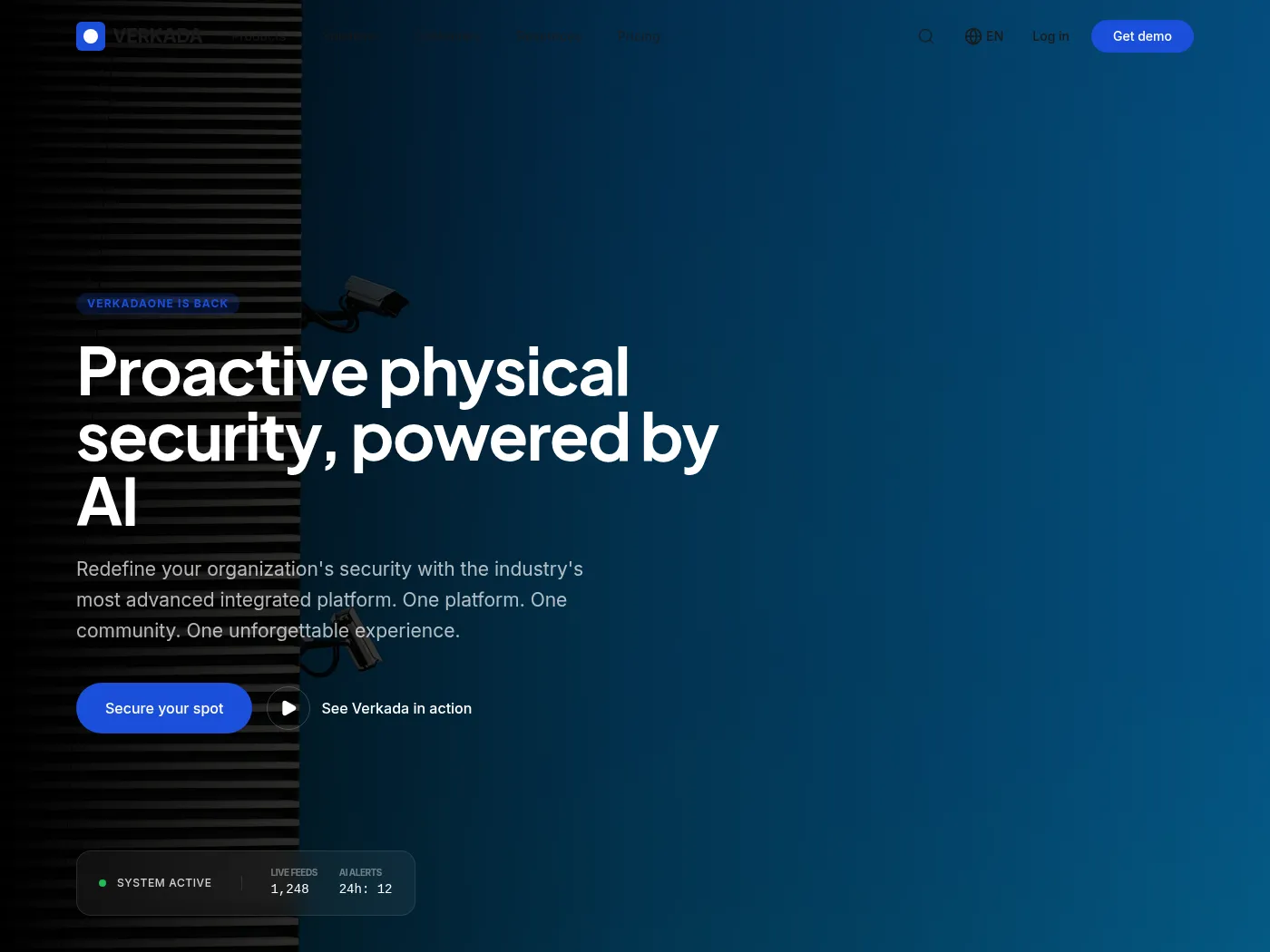 Verkada Web Clone