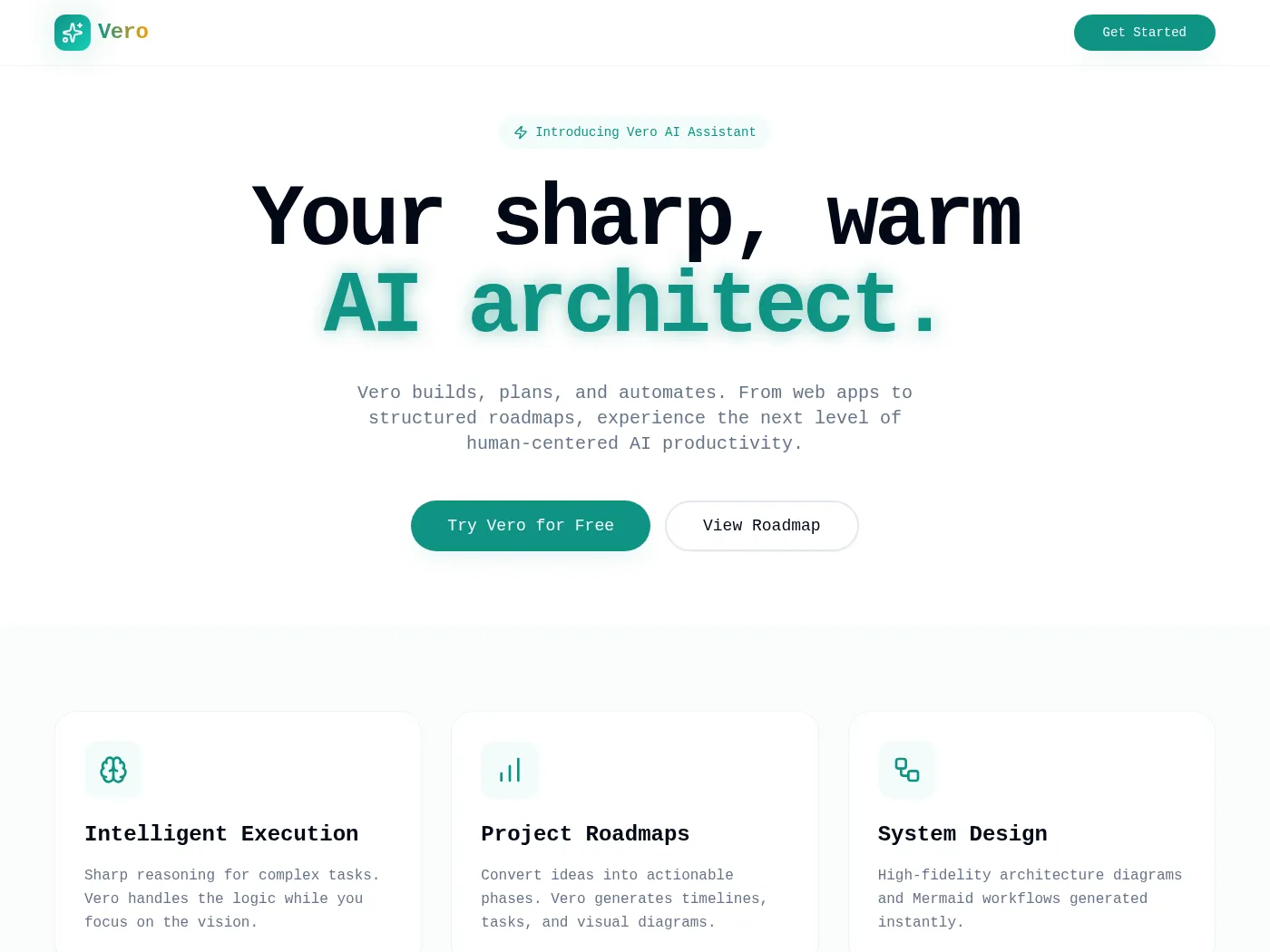 Vero AI Productivity Assistant