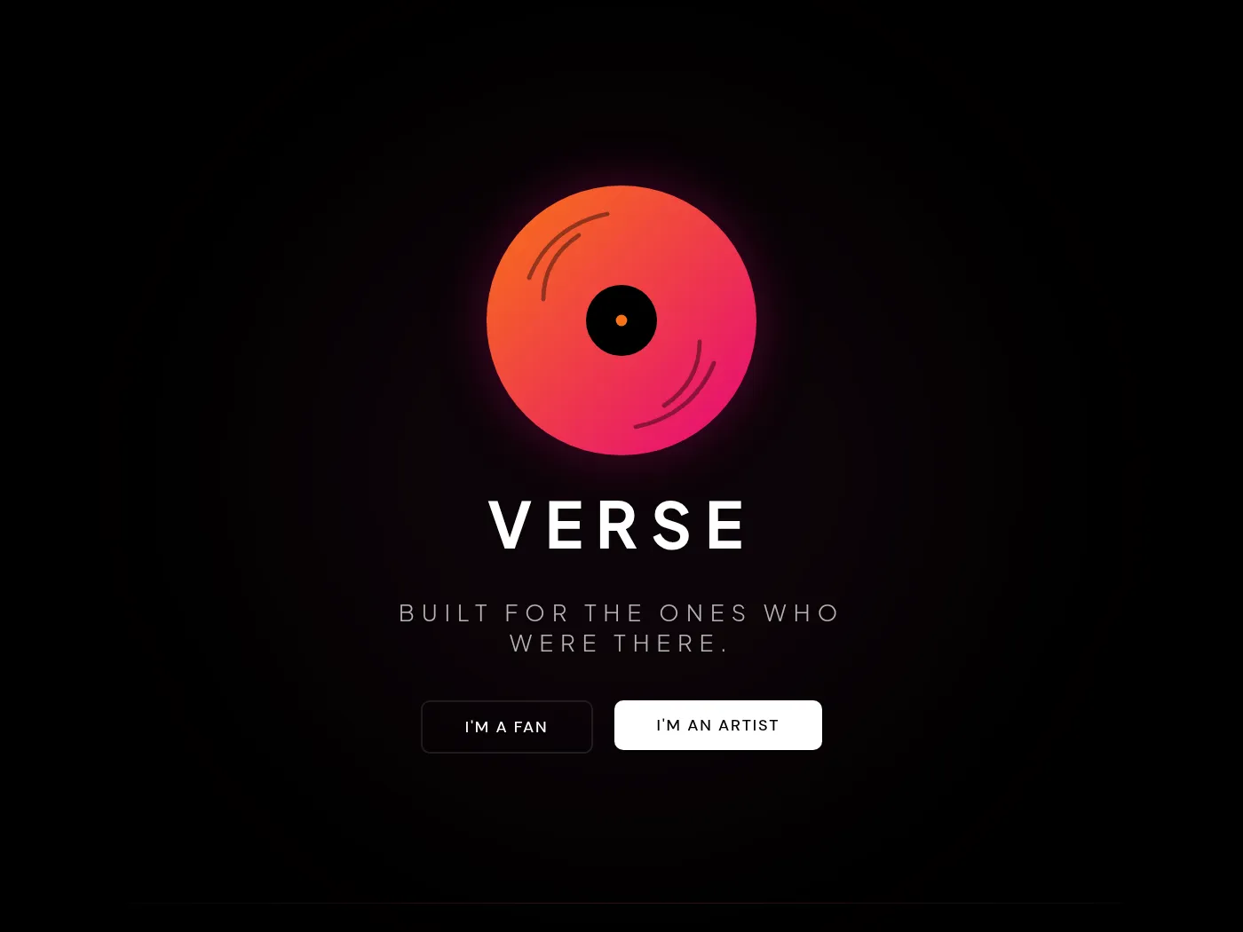Verse Onboarding Screen