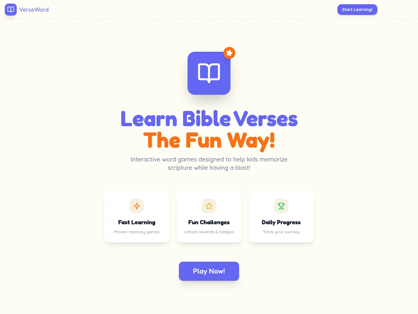 VerseWord Game