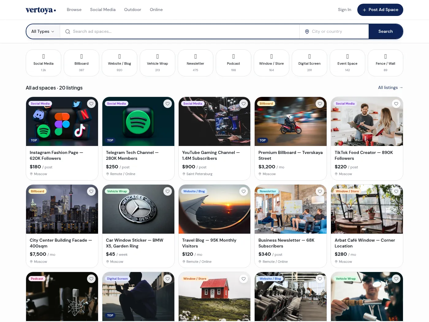 Vertoya Ad Marketplace