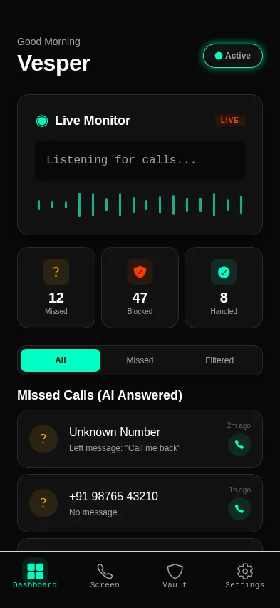 Vesper Sovereign Call-Agent