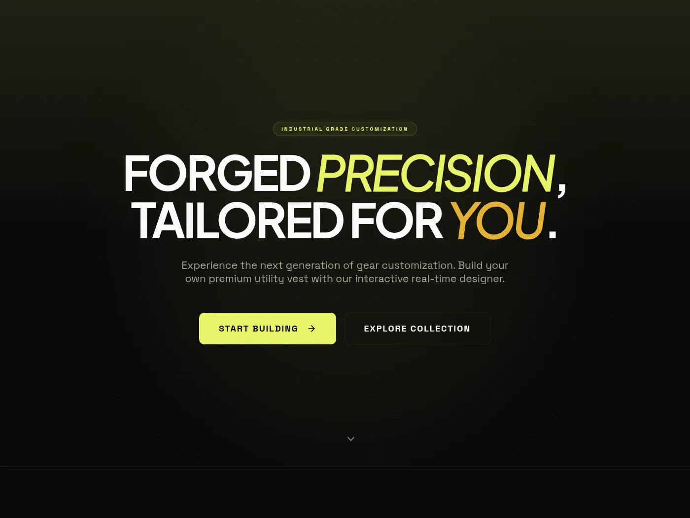 Vest Designer Hub