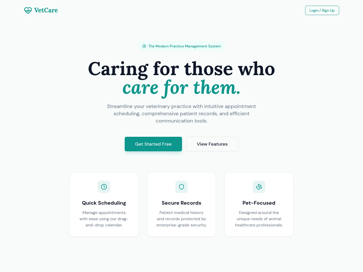 VetCare App