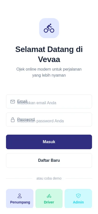 Vevaa Ride App