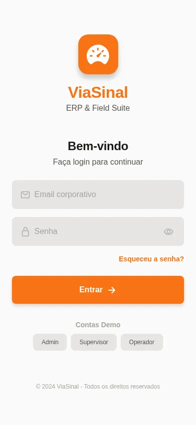 ViaSinal ERP & Field Suite