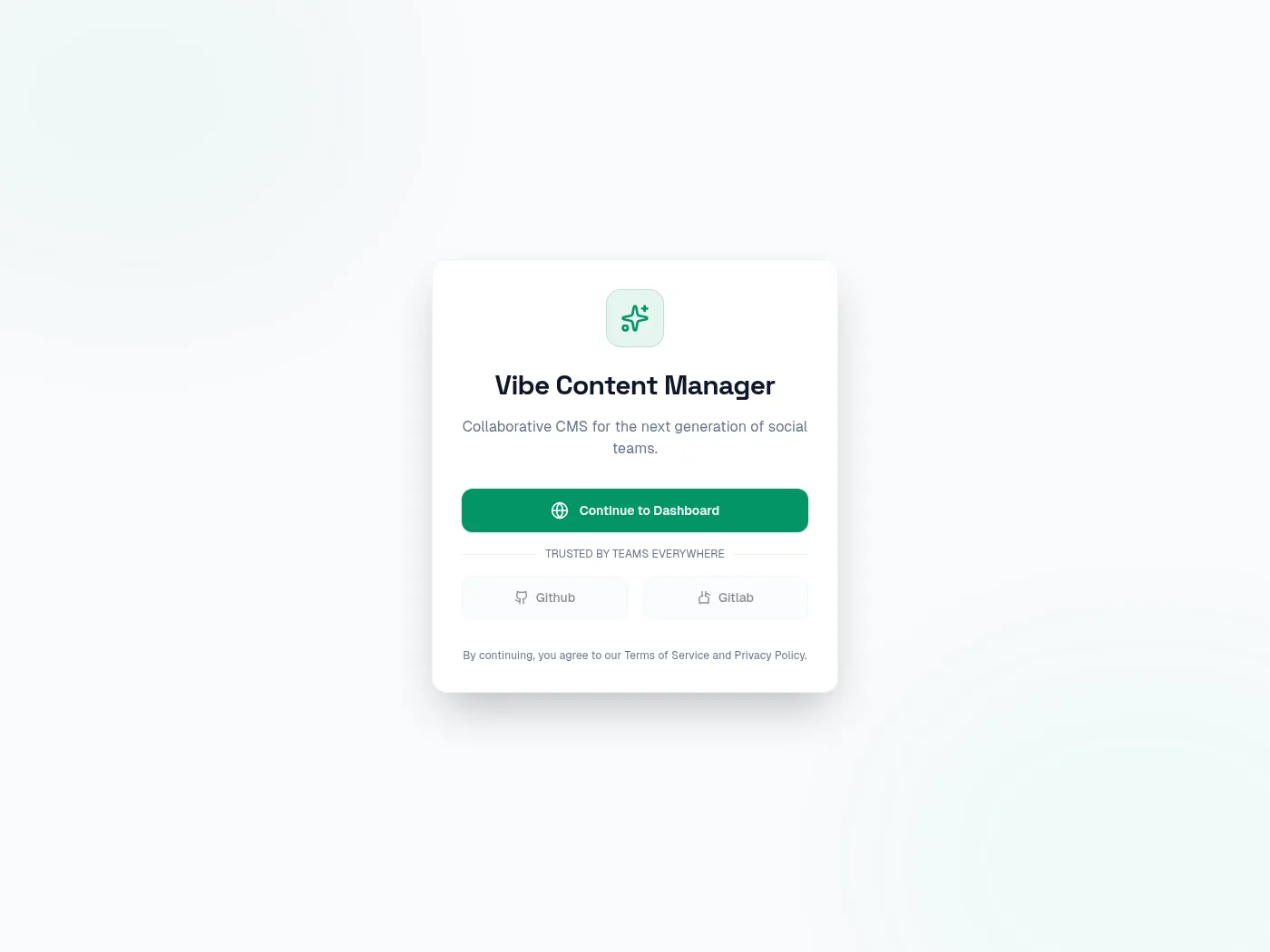 Vibe Content Manager