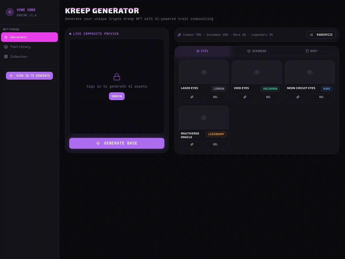 Vibe Code Engine