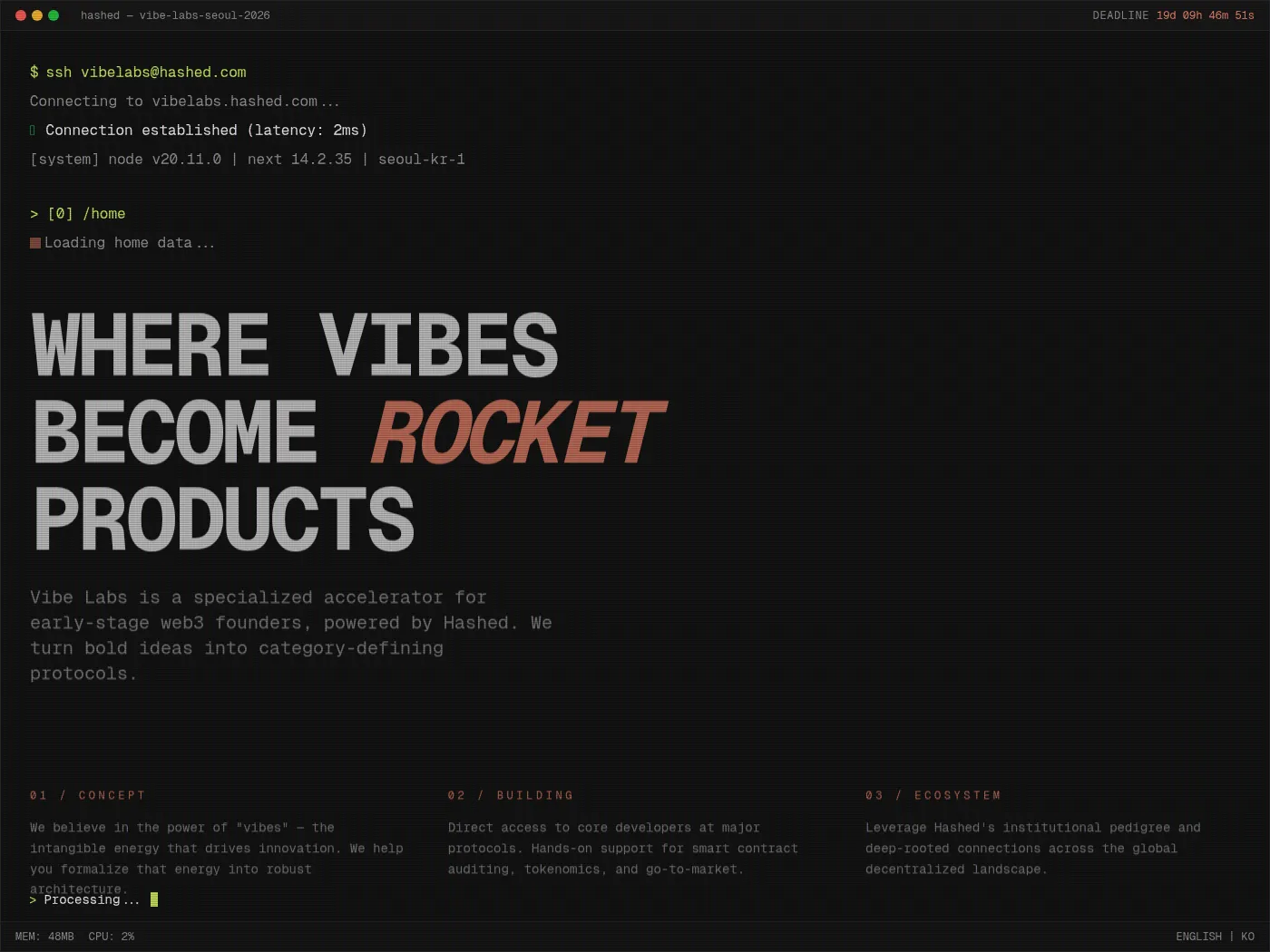 Vibe Labs Website