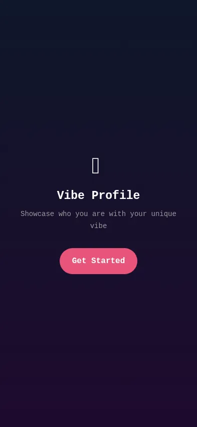 Vibe Profile Builder