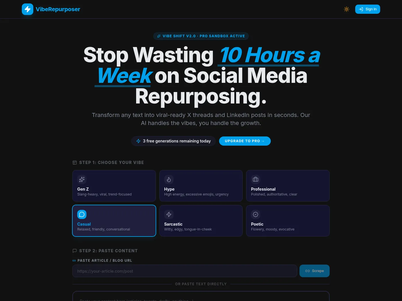 VibeRepurposer